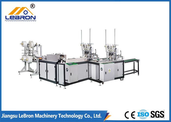 Masque chirurgical jetable non tissé faisant à machine la production ...